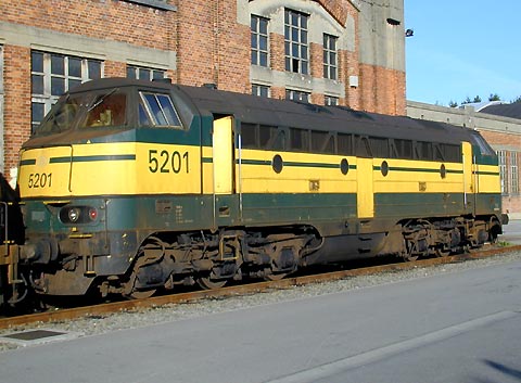 Locomotive Diesel SNCB série 52